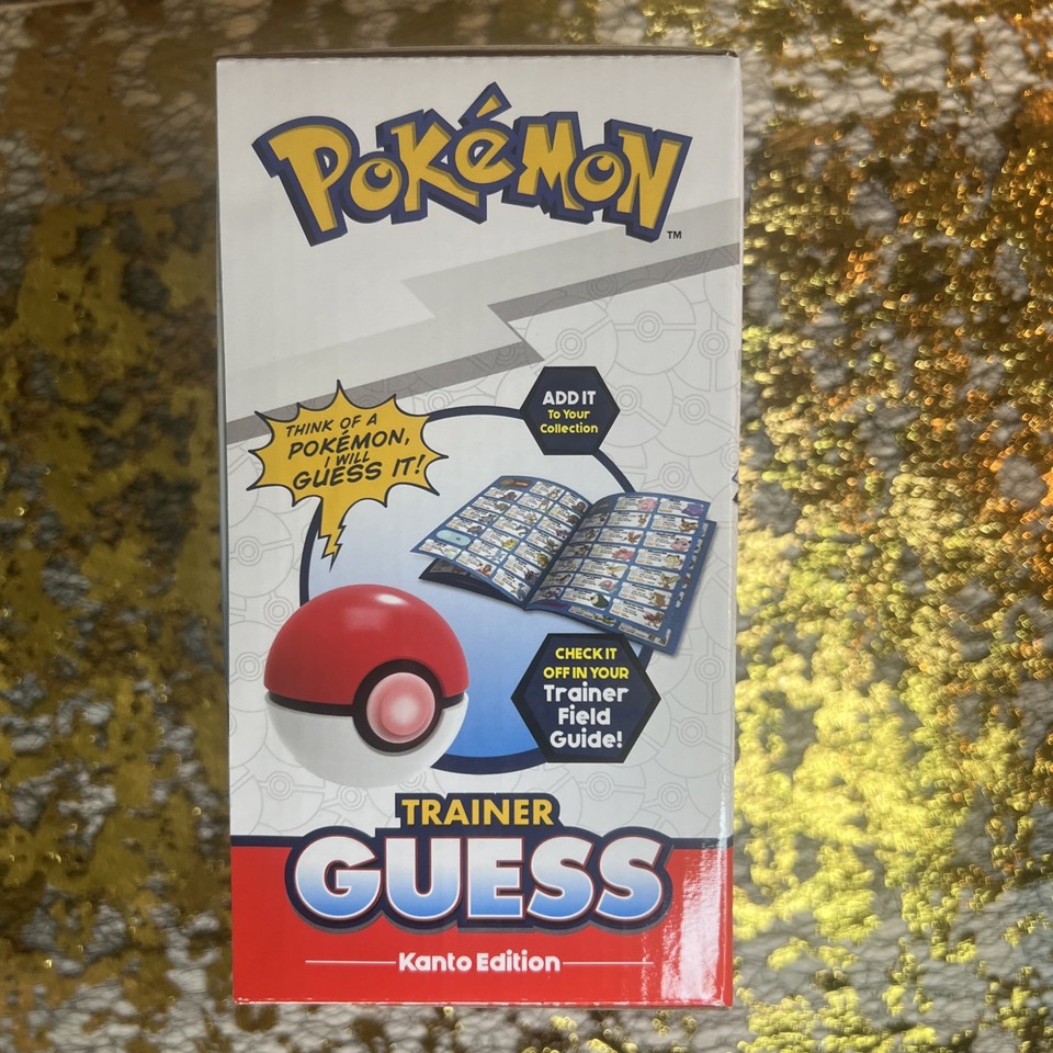 New! Pokémon Trainer Guess Poke ball Kanto Edition & Sticker Sheets ...
