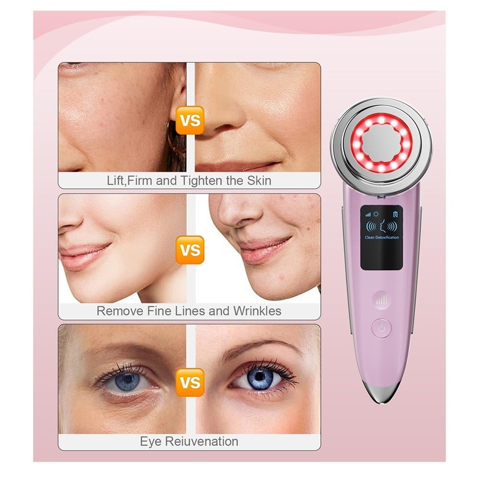 Beauty Device Skin Tightening Device Vibrations Heating Face Massager ...