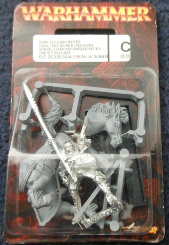1997 Dark Elf Rider 1 Cavalry Steed Citadel Elven Army Drow Warhammer ...