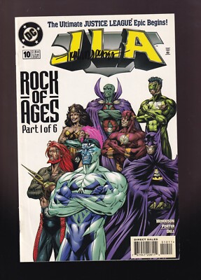 JLA 10 1997 Justice League of America signed Howard Porter Pittsburgh ...