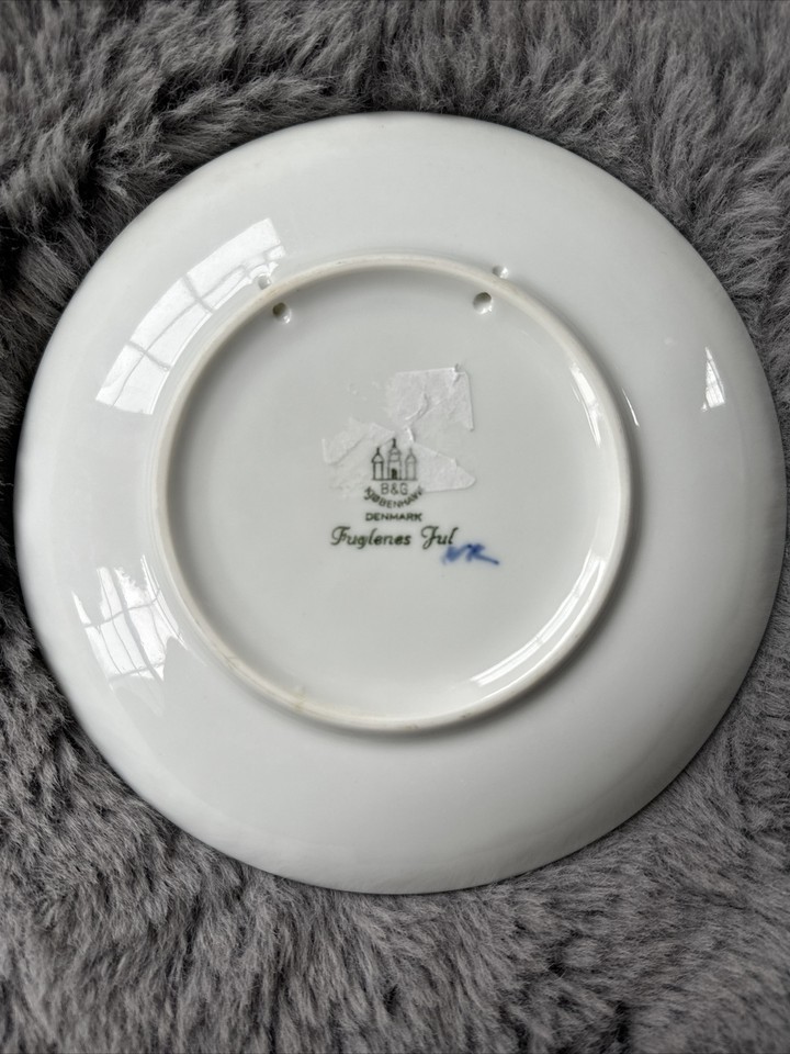 jule after christmas plate 1967 Fuglenes Jul Made In Denmark Vintage | eBay