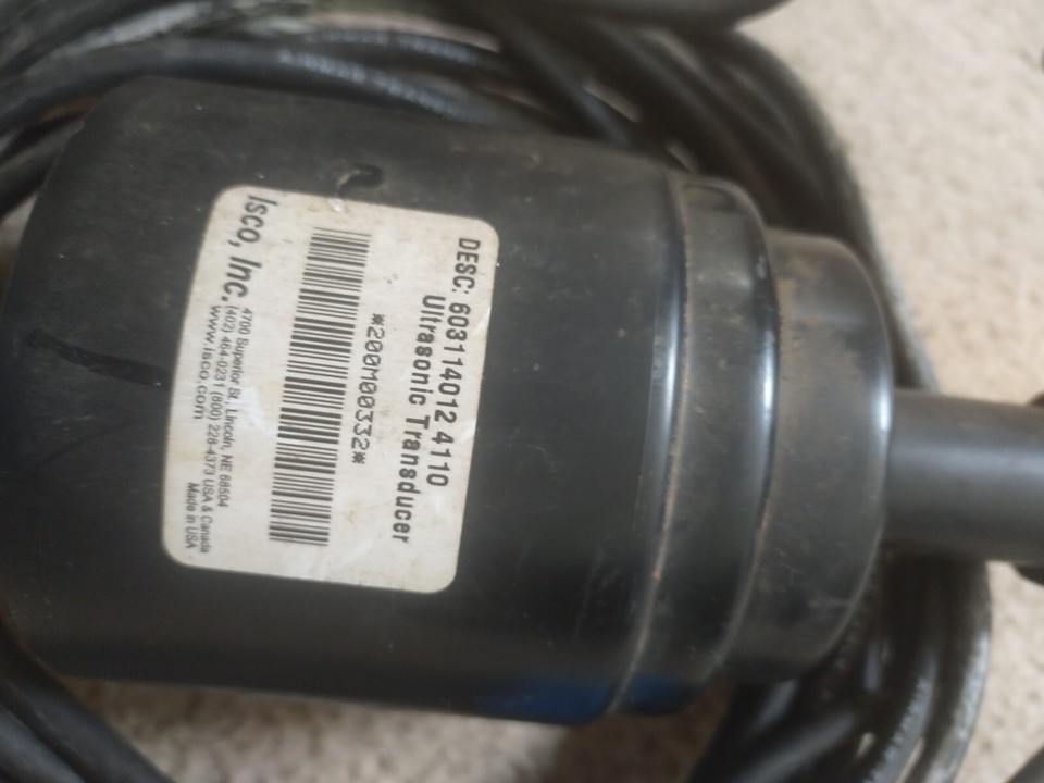 ISCO 4210 Ulttasonic Flow Meter , Isco Power Pack & Isco Ultrasinic ...