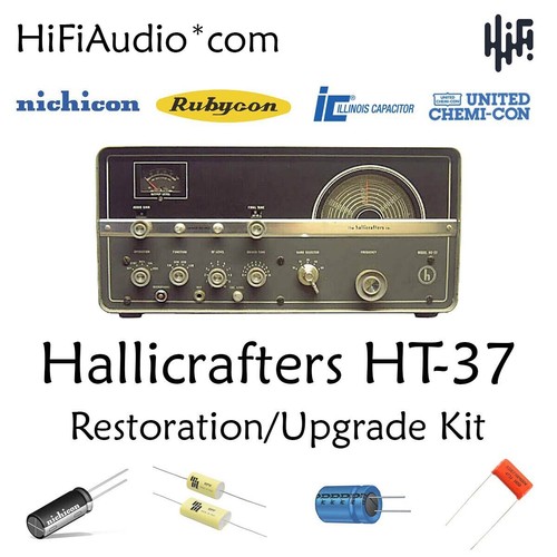 Hallicrafters HT-37 radio Restoration kit repair upgrade recap ...