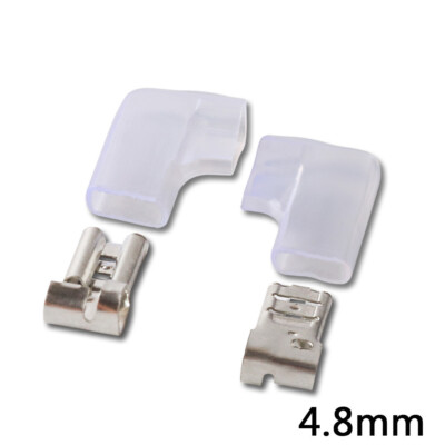 100x Female Flag Chicken Claws Crimp Spade Terminal Connector ...