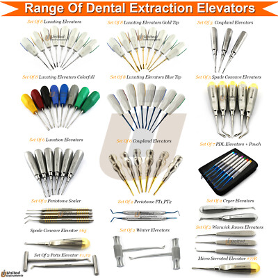 All Type Dental Oral Surgery Elevators Surgical Perio PDL Luxating ...