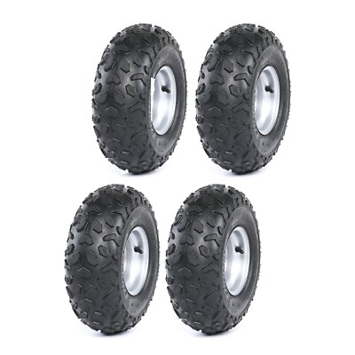6" inch 145/70-6 Tire Wheel Rim 3 Bolt Go Cart Drift Trike Mini Bike ...