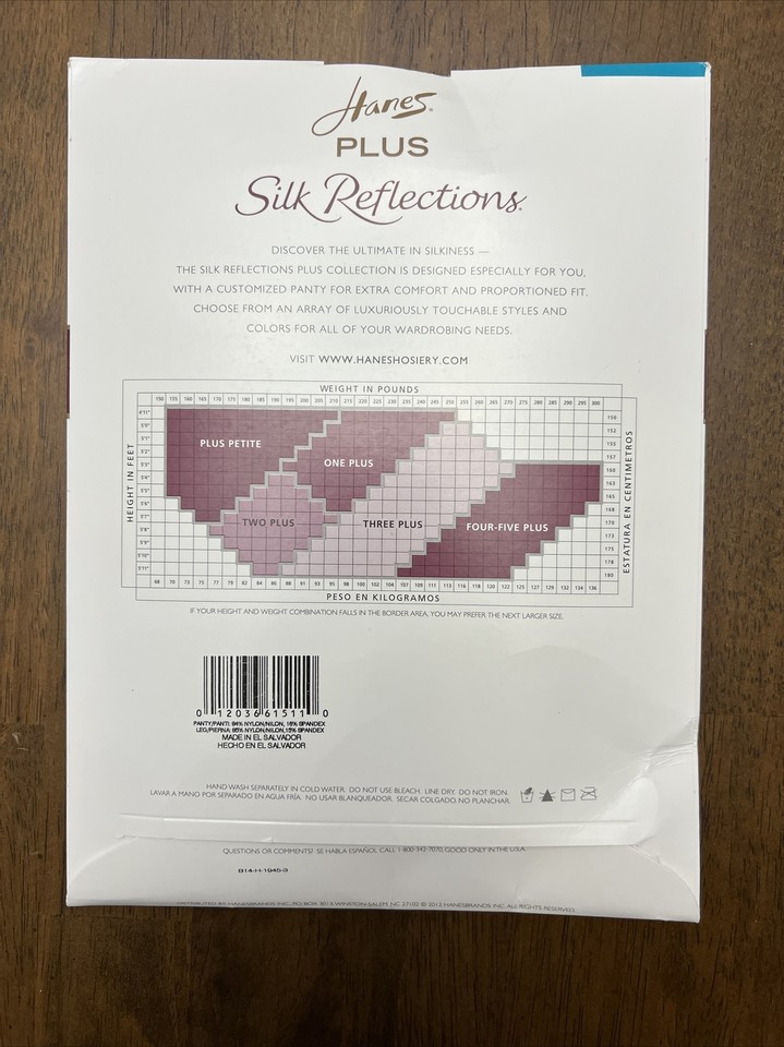 Hanes Plus Size Panty Hose 3 Pks | eBay
