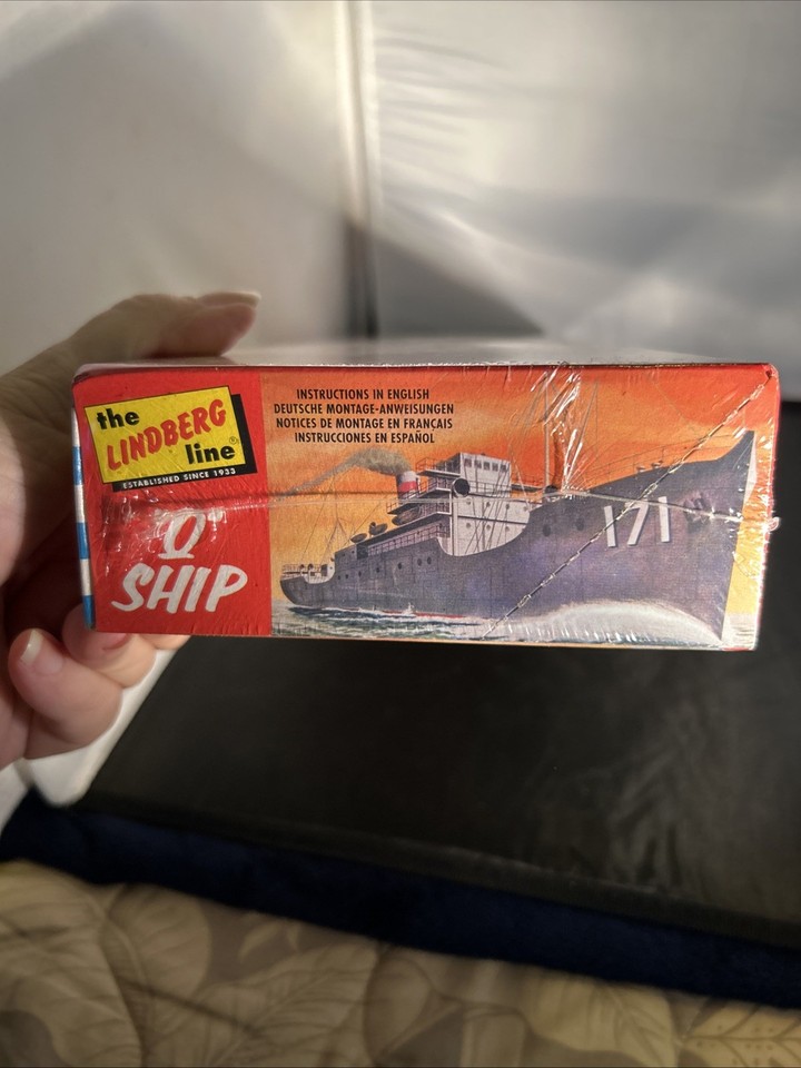 Lindberg Q Ship 1:390 Scale Plastic Model Kit WWI Decoy Ship Boat ...