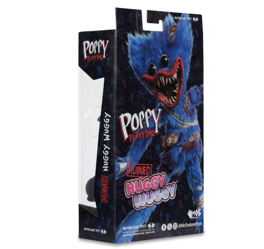 McFarlane Toys Poppy Playtime Huggy Wuggy Ruined 7in Action Figure ...