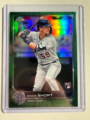 K157,040 - 2022 Topps Chrome Ben Baller Green Refractors #86 Zack Short ...