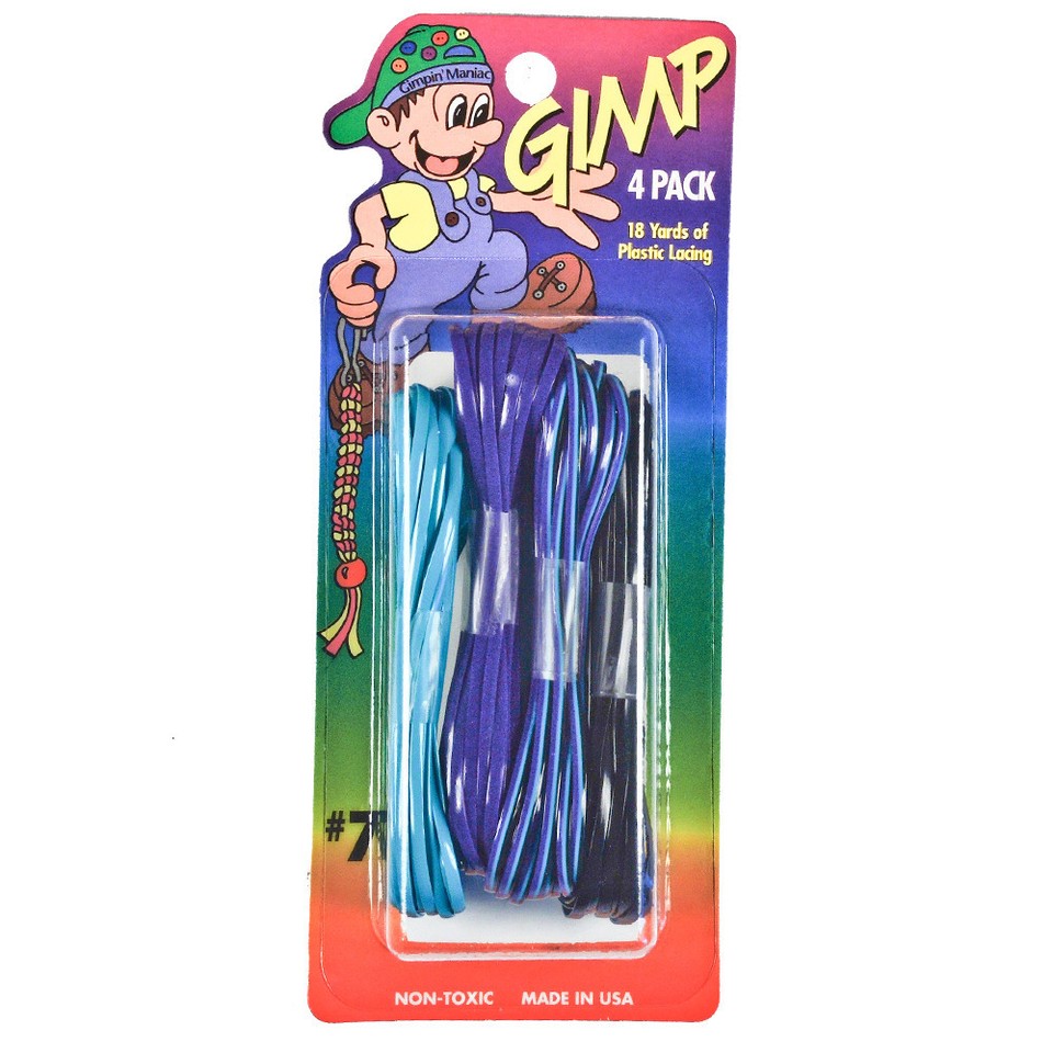 Pepperell GIMP 4 Pack 18 Yards Plastic Lacing Beading Jewelry Crafting ...