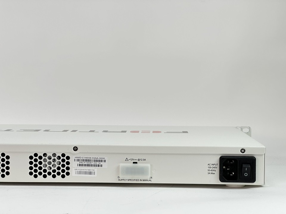 Fortinet FortiGate 201E Security Appliance VPN Firewall FG-201E ASIC ...