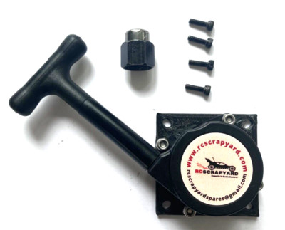 Kyosho GX Pull start - Unbreakable cord, with adaptor plate to fit GX ...
