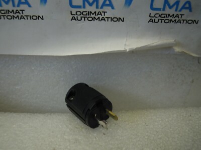 LOT of 2 X HUBBELL HBL7465V TWIST-LOCK MIDGET MALE PLUG 15A 125V 2P 2W ...