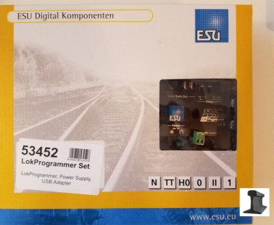 ESU LokProgrammer ~ New 2025 ~ USA 110V ~ USB Cable ~ Power Supply ...
