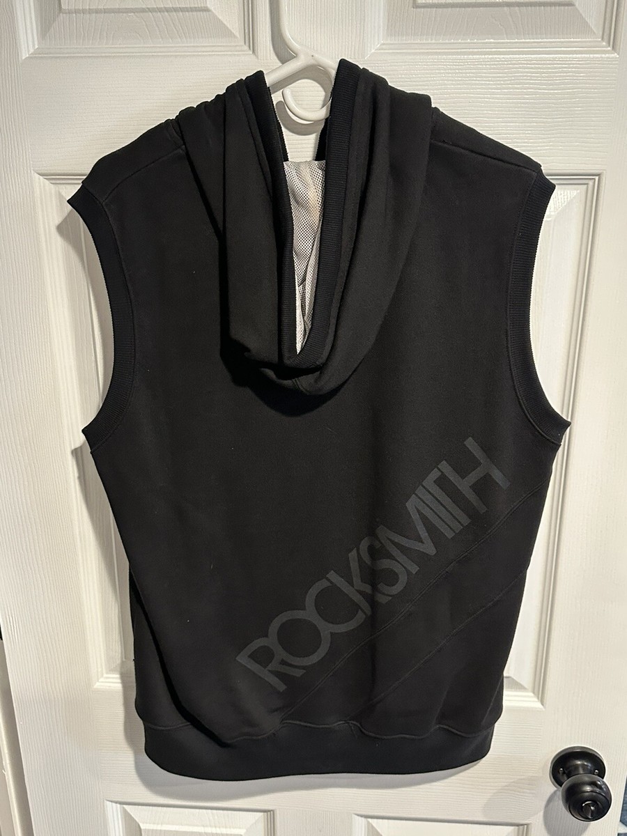 Rocksmith Hooded Vest L Black Streetwear Zip up Vintage | eBay Rocksmith Hooded Vest L Black Streetwear Zip up Vintage | eBay