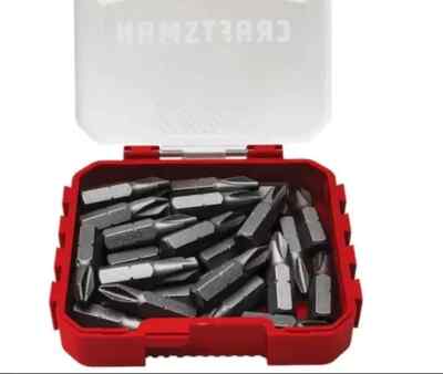 CRAFTSMAN 1" Phillips # 2 Bit Tips 30 Pack Set Drill Screwdriver Impact ...