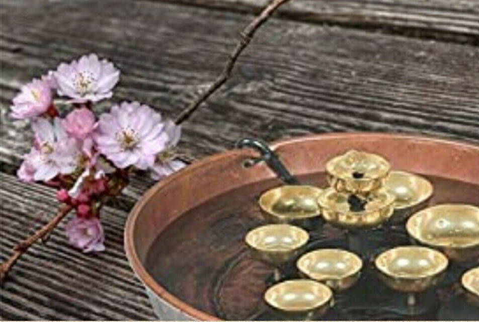 WOODSTOCK CHIMES WATER BELL WATERBELL FOUNTAIN WWBF2 FLAMED COPPER ...