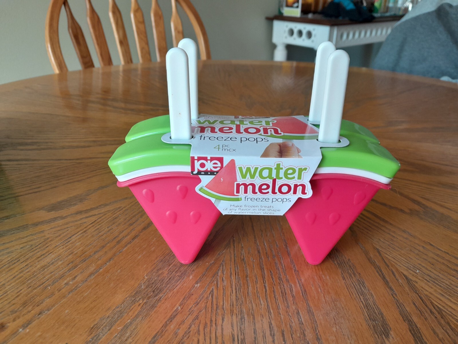 NEW JOIE WATERMELON SLICE SHAPED FREEZE POPS (MAKES 4) Popsicles ...