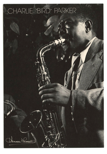 Charlie Bird Parker Popular Jazz Saxophone Music Postcard | eBay