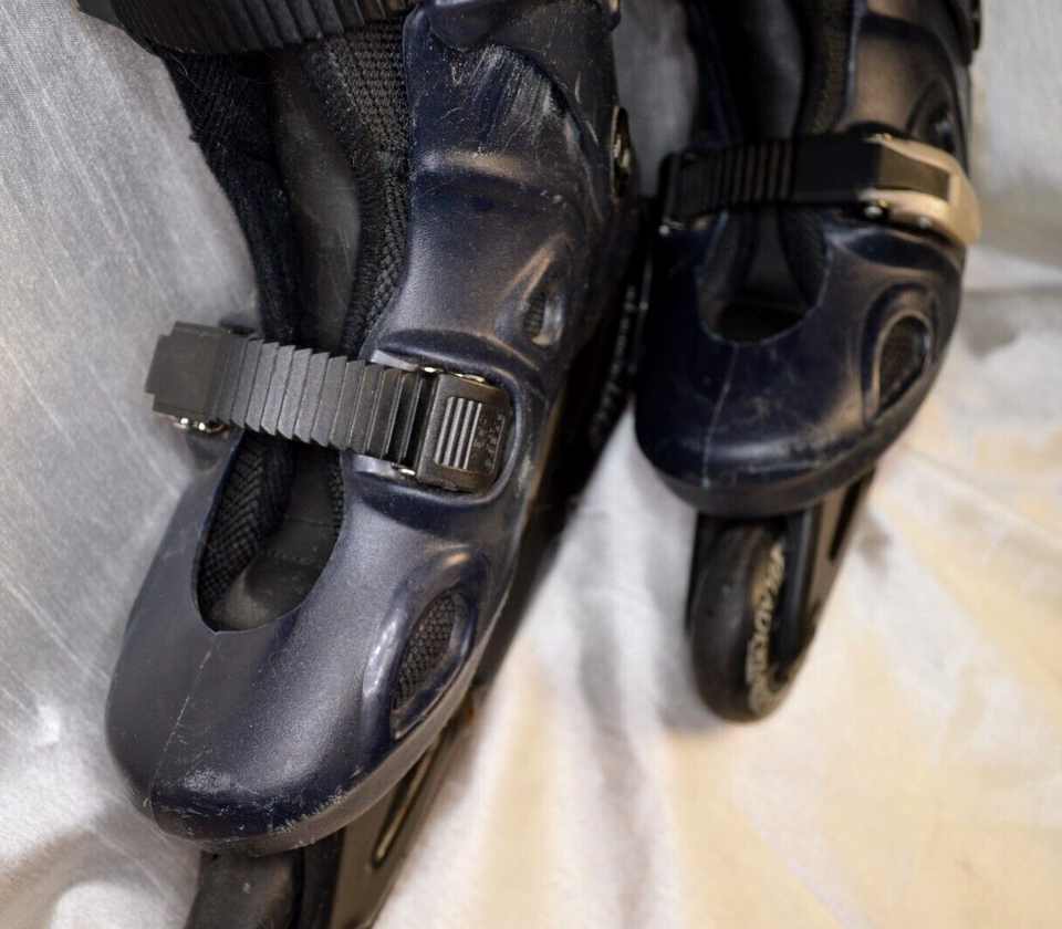 Rollerblade 70 Mm Wheels Inline Skates Size 4 Black/Blue | eBay