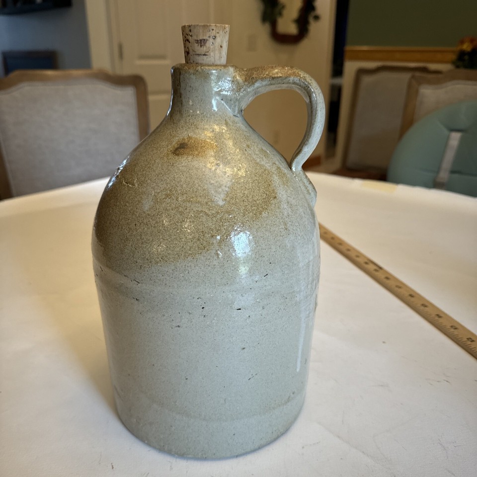 Antique Primitive Stone Jug | eBay