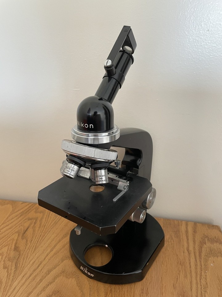 Nippon Kogaku Nikon Vintage Retro Black S-series Microscope (Fully ...
