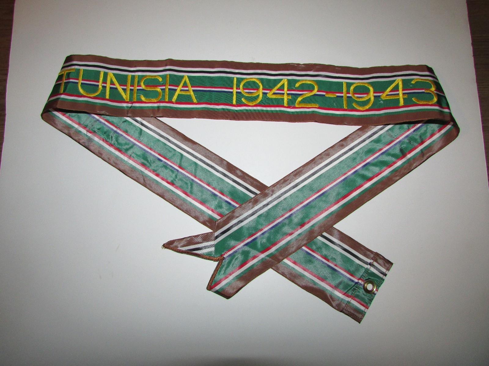 St620 US Army Streamer WW2 ETO Tunisia 1942 1943 IR41 | eBay