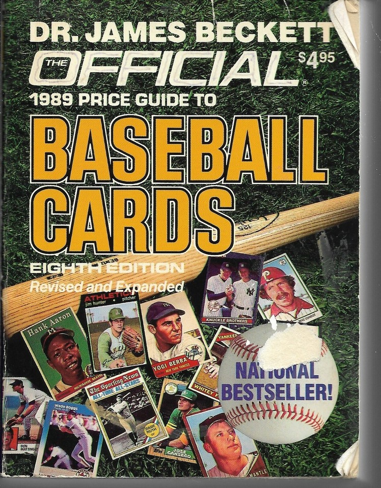 1989 Beckett Baseball Official Pocket Price Guide 8th Edition Vintage ...