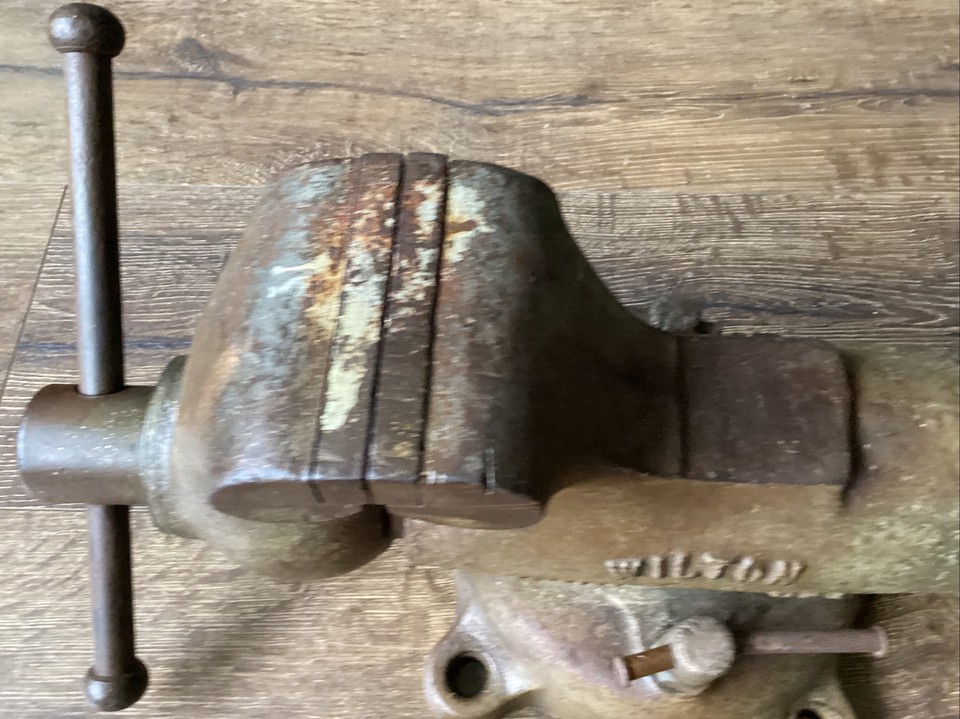 Vintage Wilton Vise HD 9400 Bullet Swivel Bench Anvil 4 Inch Chicago ...