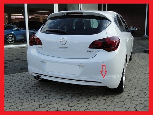 VAUXHALL OPEL ASTRA J , MK6 - 5 door - REAR SKIRT SPOILER OPC / XP look ...