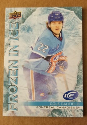 2022-23 Upper Deck Ice Cole Caufield Frozen In Time RIPPED | eBay