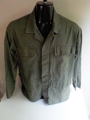 21 MEN Green Army Style Field Jacket Men's SZ MEDIUM - Gem