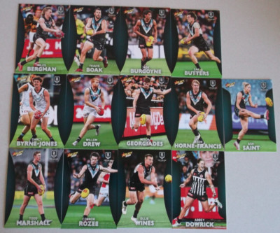 2025 SELECT FOOTY STARS AFL & AFLW PORT ADELAIDE POWER BASIC TEAM SET ...