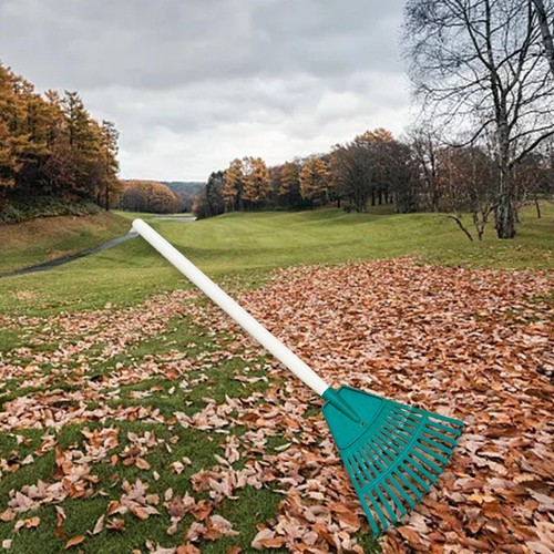 Grass Leaf Rakes Mini Camping Rake for Yard Grass Grooming Dethatching ...