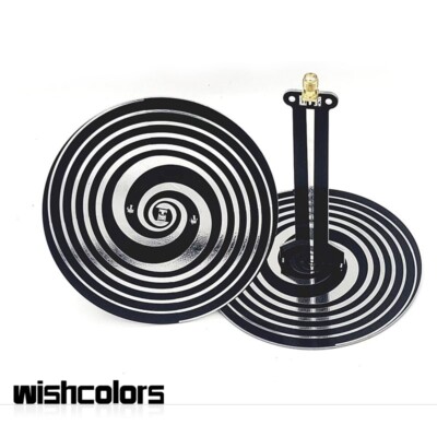 Dextral Rotation Ultra-wide Band Antenna 0.9-10GHz Circular ...