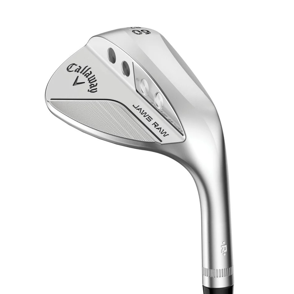 CALLAWAY JAWS RAW CHROME LOB WEDGE 60°-08° (BOUNCE) Z GRIND STEEL WEDGE ...