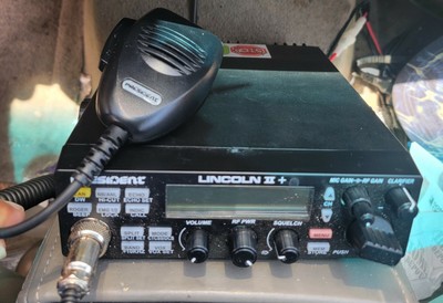 PRESIDENT LINCOLN II+ PLUS AM FM CW SSB AMATEUR MOBILE RADIO 11m ...