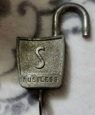 Genuine Vintage Old Slaymaker Rustless Padlock with Original Key | eBay