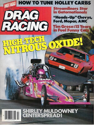 Drag Racing magazine July 1986 excellent condition Mopar Chevy Ford GM ...