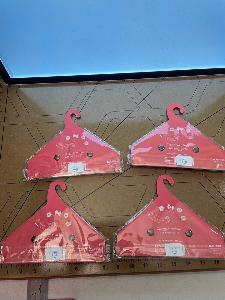 Lindsley Phillips interchangeable Shoe snaps Lot Of 4 packs | eBay