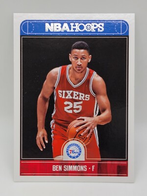 2017-18 Panini NBA Hoops Ben Simmons #2 Rookie RC 76ers NRMT | eBay