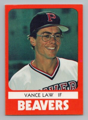 Vance Law 1980 TCMA #9 Portland Beavers Minor League Baseball Card | eBay