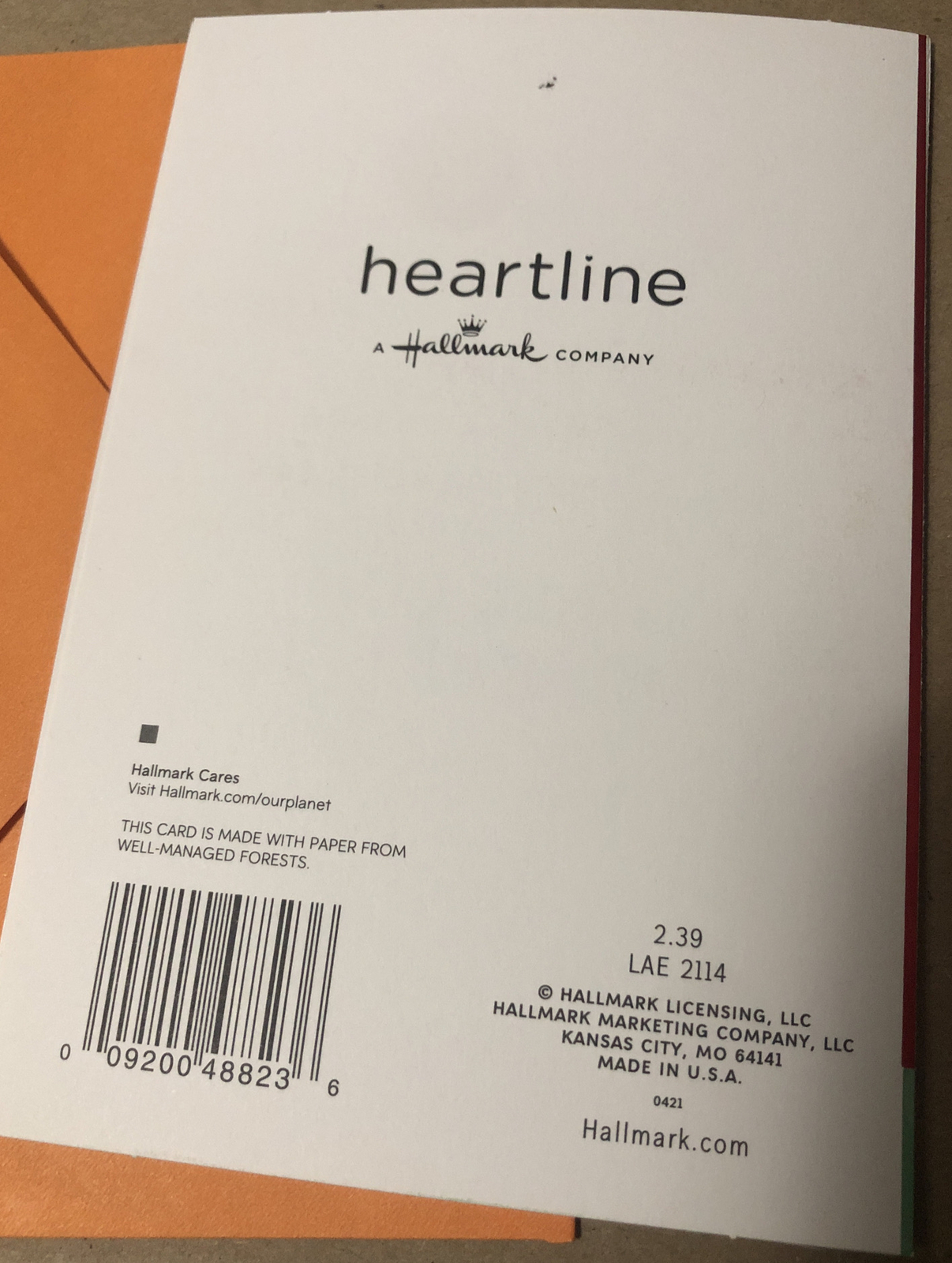 Happy Birthday For 5 Years Old Card 5”x7” Hallmark Heartline Greeting ...