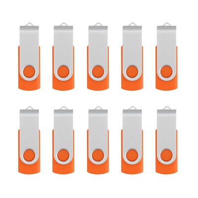 10 Pack 16GB USB3.0 Flash Pen Drive Rotating Memory Stick Thumb Drive ...