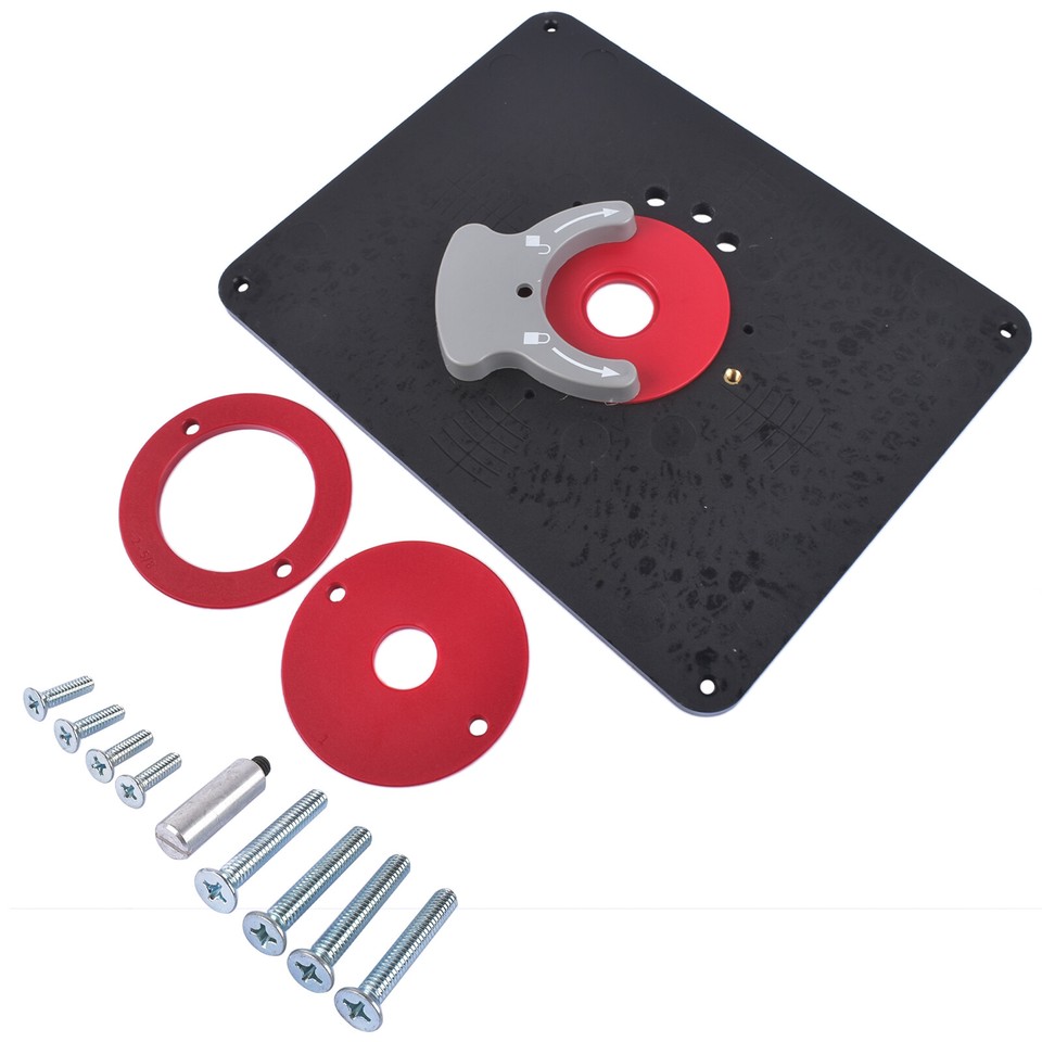 Precision Router Table Insert Plate w/ Level-Loc Rings for Porter-Cable ...