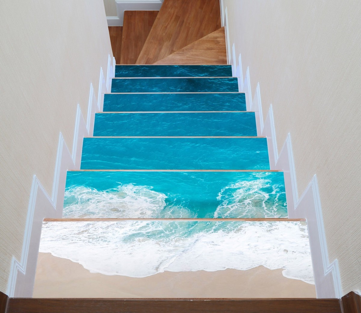 Beach Stair Riser Mural Stickers Riser Decals – Mirth Studio