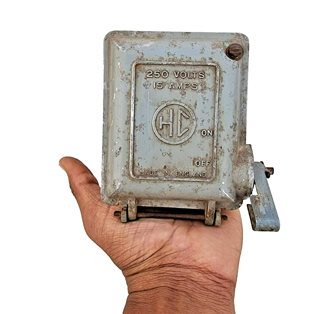 Vintage Mem Ten Switch Gear Ceramic Fuse Box England Cast