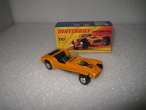 EARLY MATCHBOX SUPERFAST 1/75 SERIES #60 LOTUS SUPER SEVEN MINT 1971 | eBay