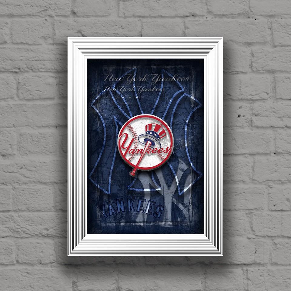 New York Yankees 12x18inch Poster New York Yankees Baseball Free ...